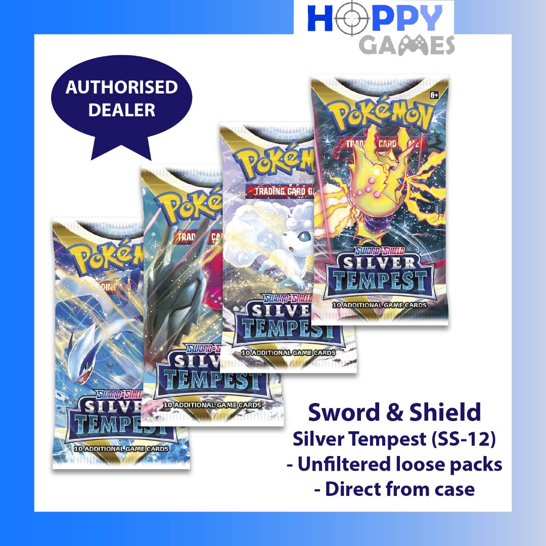 *UNFILTERED LOOSE PACKS* Pokemon TCG Sword and Shield SS12 Silver ...