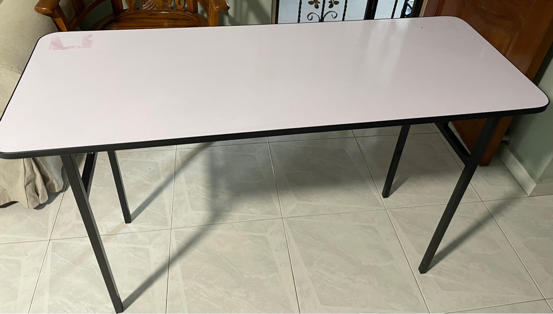 Used Plain foldable Table, Furniture & Home Living, Furniture, Tables ...