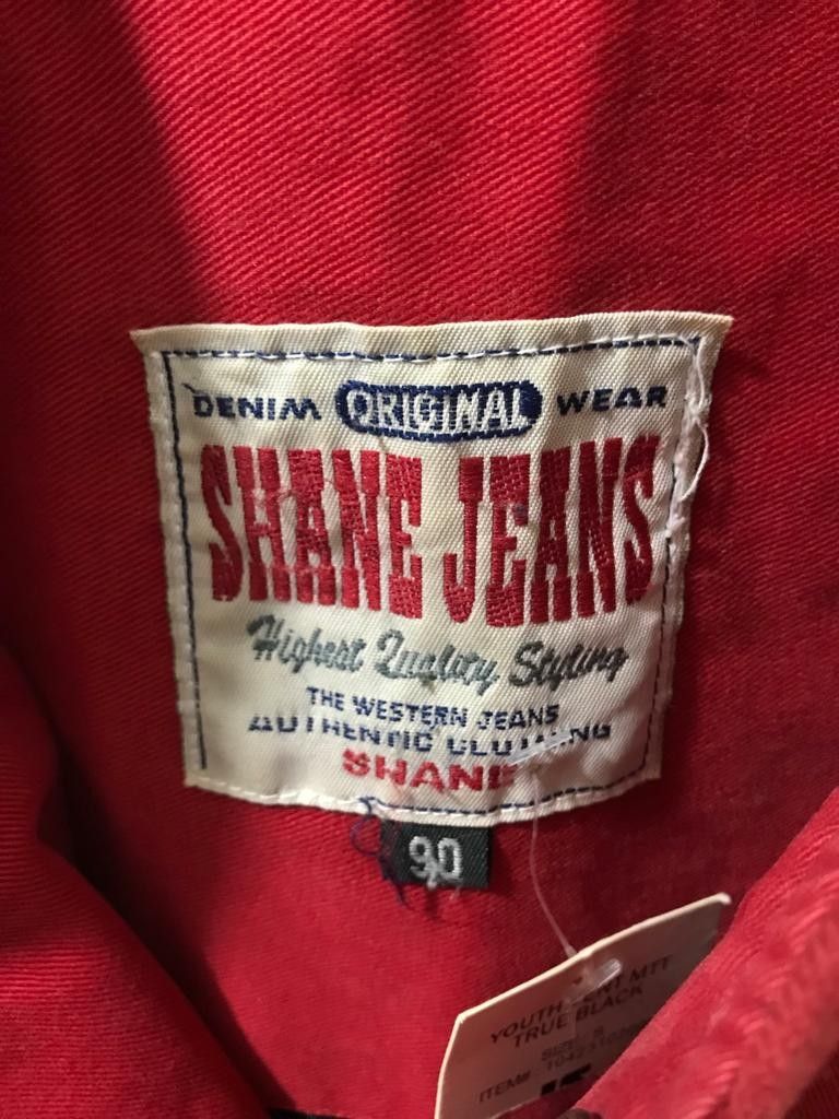 Varsity Jacket Shane Jeans vtg, Fesyen Pria, Pakaian , Atasan di Carousell