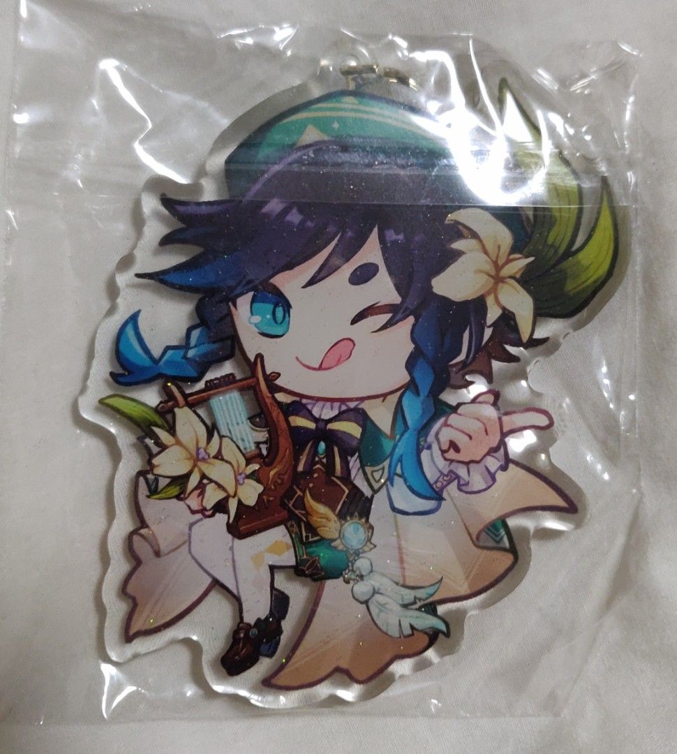 Venti Acrylic Keychain (Genshin Impact), Hobbies & Toys, Memorabilia ...