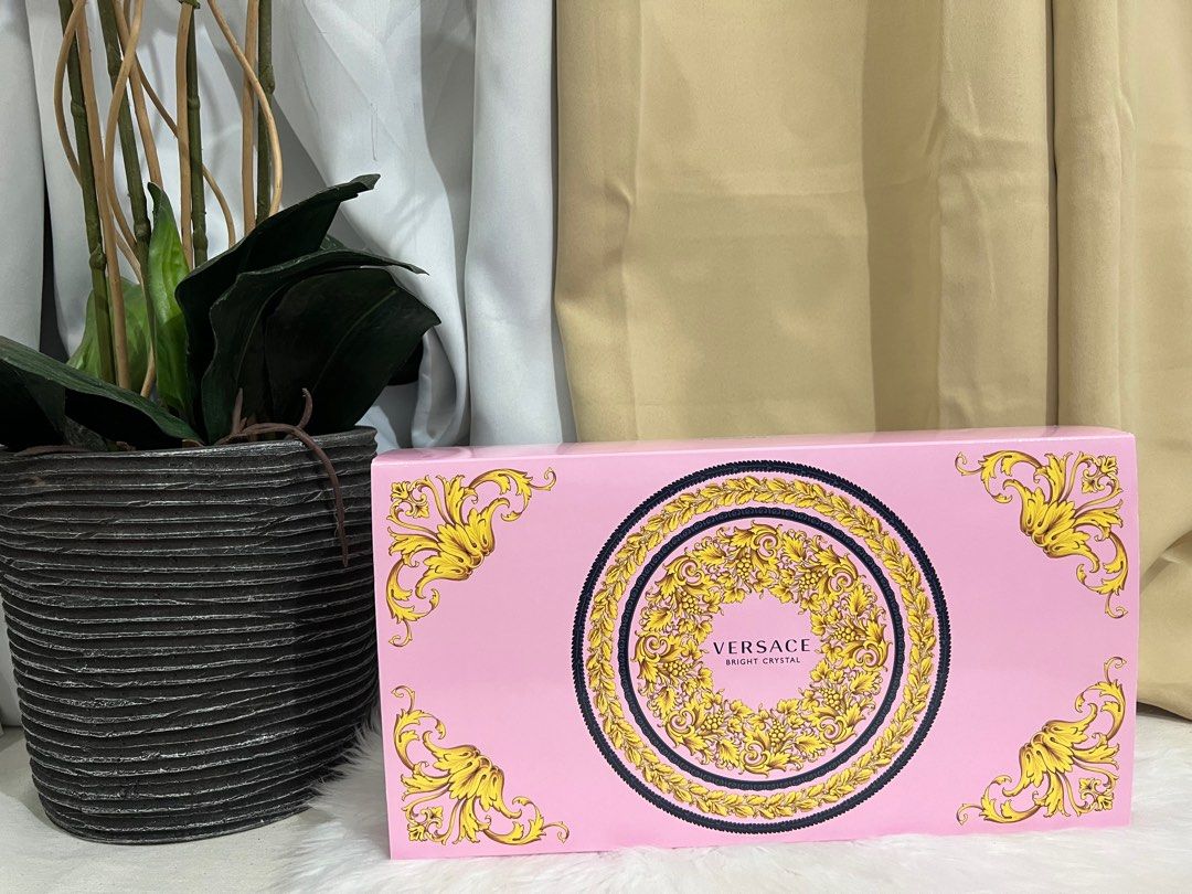 Versace Bright Crystal Perfume Set, Beauty & Personal Care, Fragrance & Deodorants on Carousell