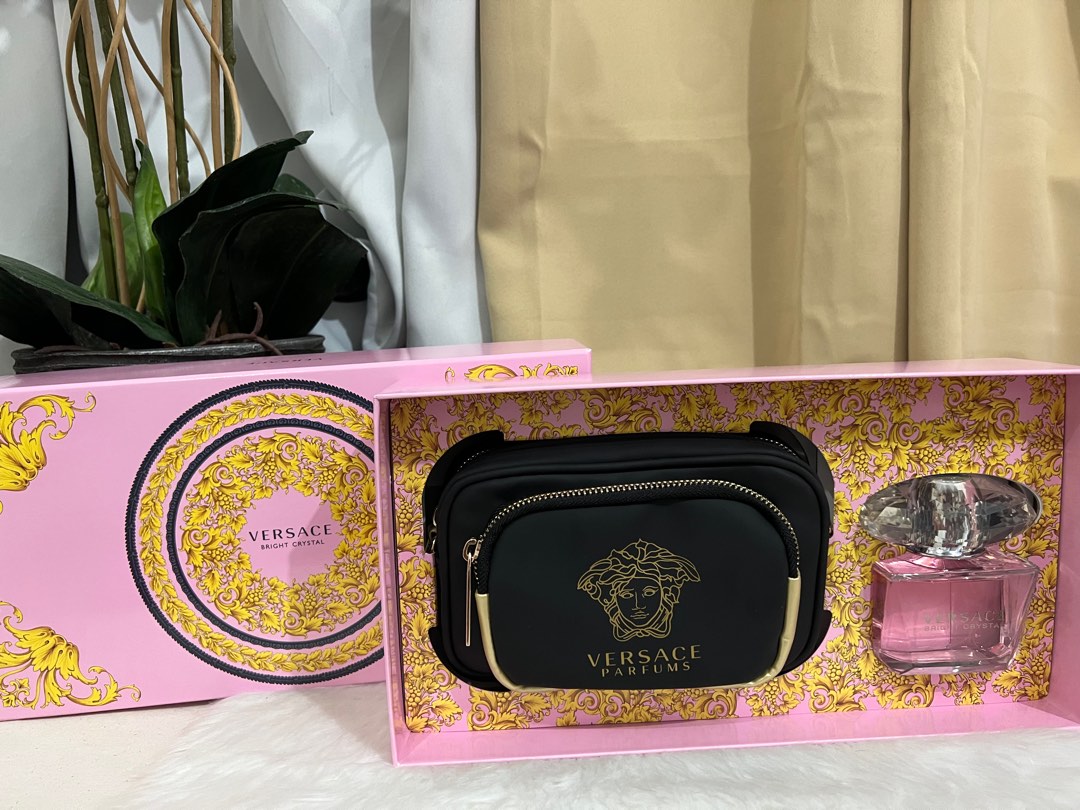Versace Bright Crystal Perfume Set, Beauty & Personal Care, Fragrance & Deodorants on Carousell