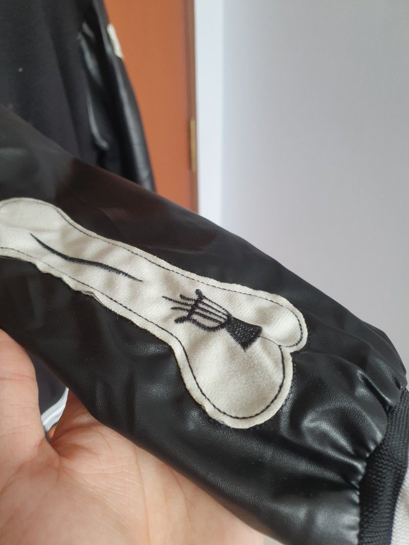 vintage leather jacket, Women's Fashion, Tops, Other Tops on Carousell