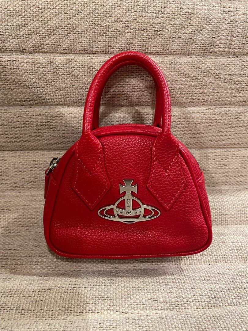Vivienne Westwood Mini Yasmin Bag Red, 名牌, 手袋及銀包 - Carousell