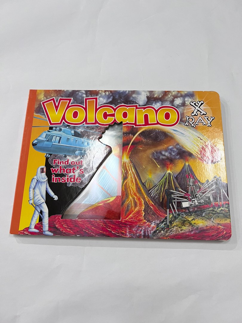 Volcano X Ray book, Hobbies & Toys, Books & Magazines, Children's Books ...