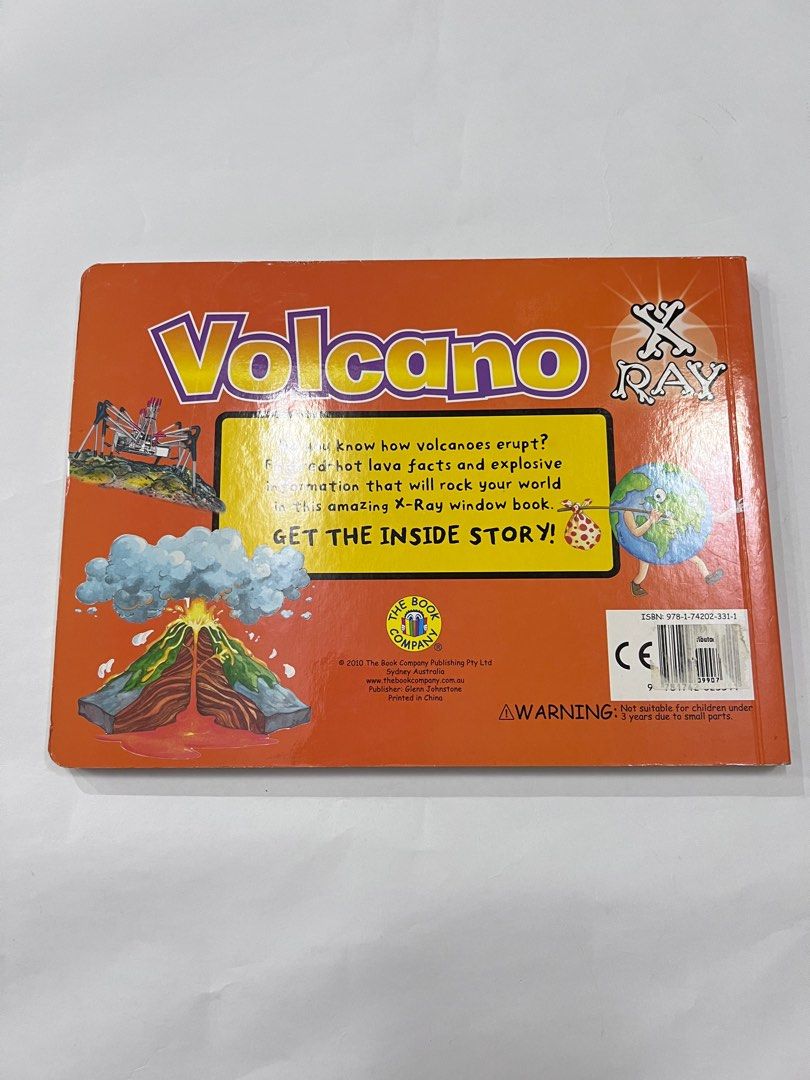 Volcano X Ray book, Hobbies & Toys, Books & Magazines, Children's Books ...