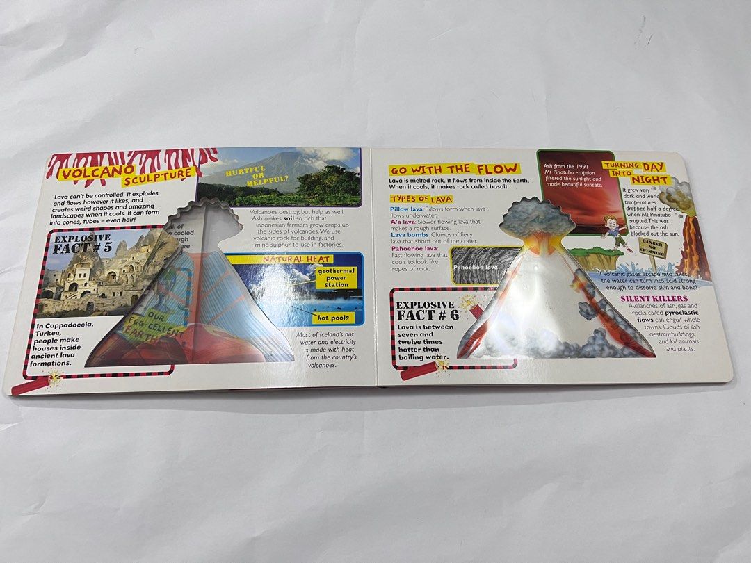 Volcano X Ray book, Hobbies & Toys, Books & Magazines, Children's Books ...