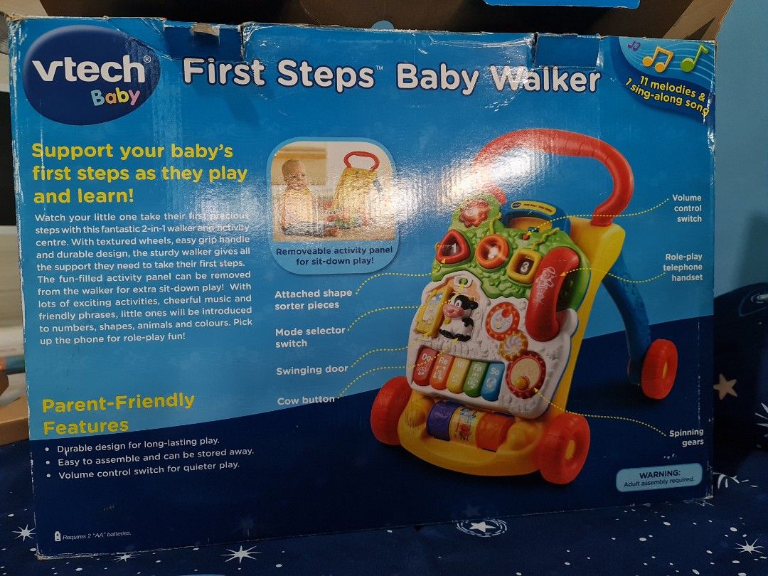 Vtech First Steps Baby Walker, Babies & Kids, Infant Playtime on Carousell