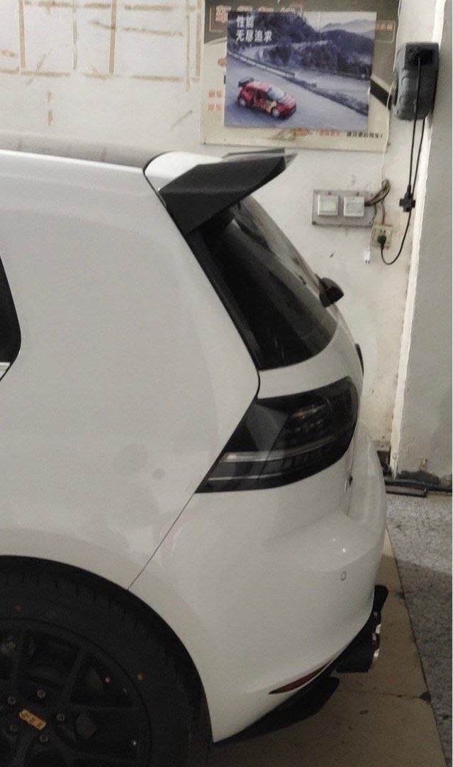 VW MK7/7.5 Golf TSI/R-Line/GTI/R Rear Spoiler, Car Accessories ...