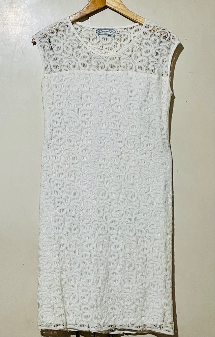 White Semi Formal Dress, Women's Fashion, Dresses & Sets, Dresses on ...