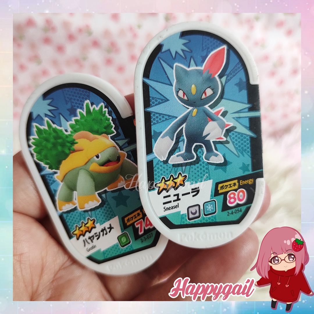 Y23a_407 2 Pieces Pokemon Chips, Hobbies & Toys, Toys & Games on Carousell