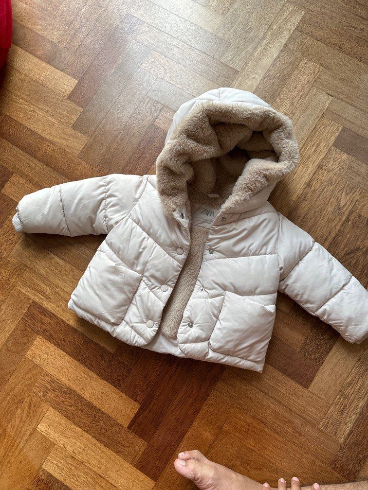 Zara baby puffer jacket, Babies & Kids, Babies & Kids Fashion on Carousell