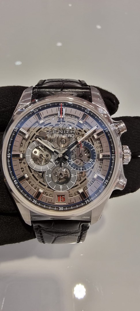 ZENITH Skeleton EL PRIMERO CHRONOMASTER, Luxury, Watches on Carousell