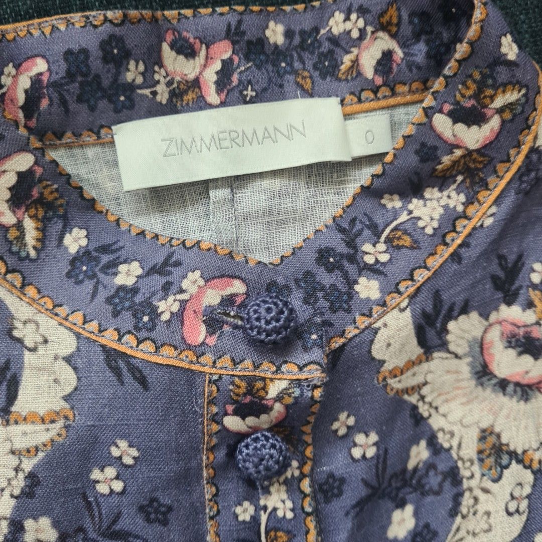 Zimmerman Vitali Long Billow Dress , Women's Fashion, Dresses & Sets ...