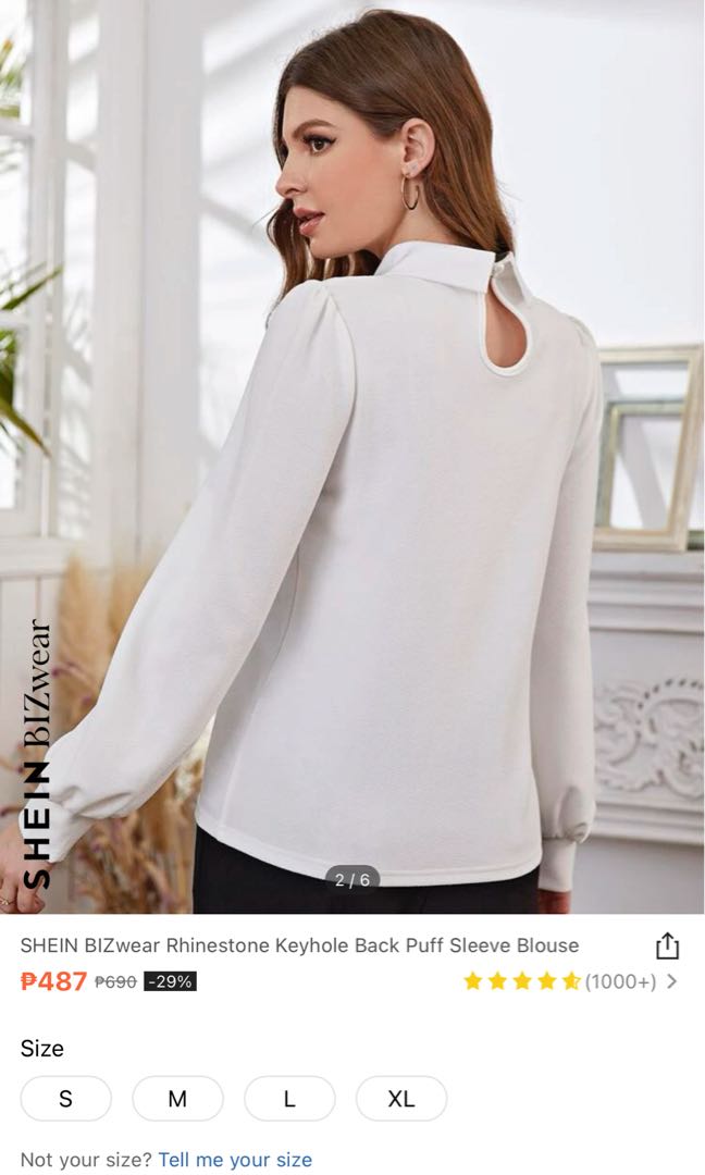 #14 shein 50%, Women's Fashion, Tops, Longsleeves on Carousell