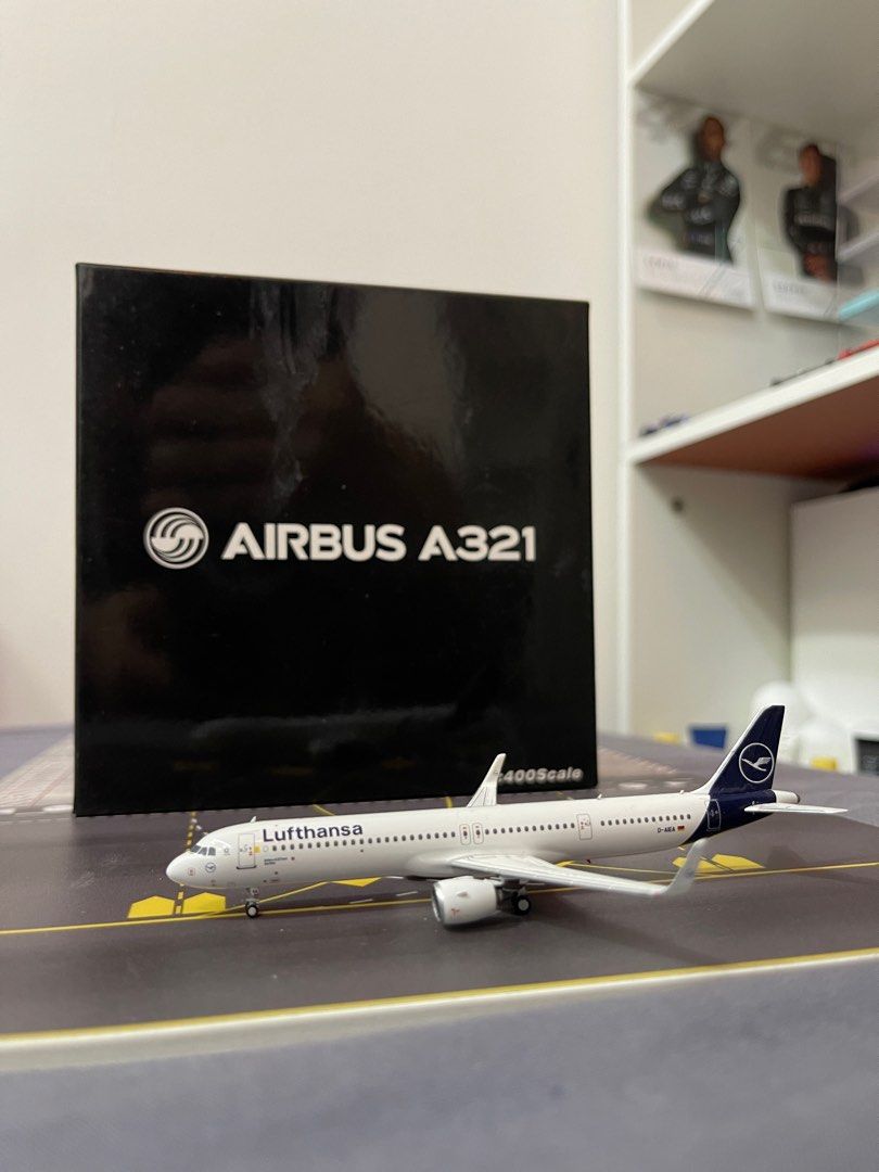 1:400 Panda Models Lufthansa A321-200, Hobbies & Toys, Toys & Games on ...