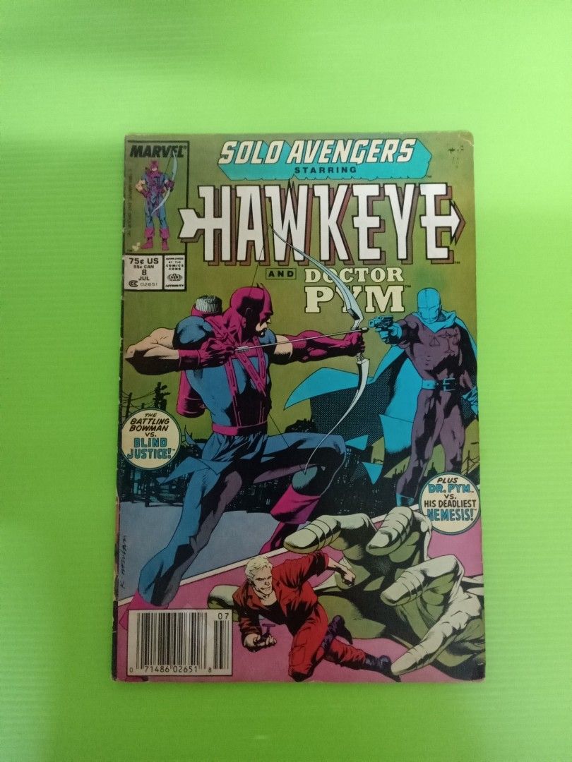 1st app Jerome Hamilton as Blind Justice ( Vigilante ) Solo Avengers #8 ...