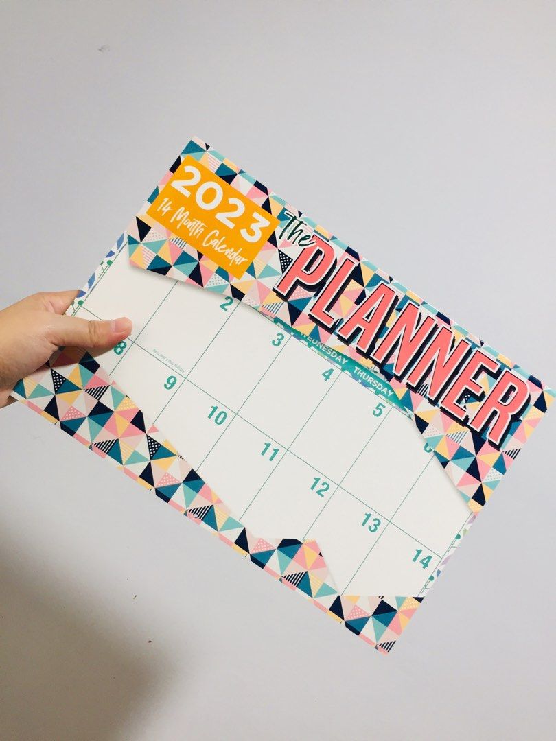 2023 Planner - 14 Month Calendar, Hobbies & Toys, Stationary & Craft ...