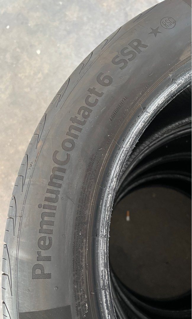 285/45/21 continental cpc6 SSR, Car Accessories, Tyres & Rims on Carousell