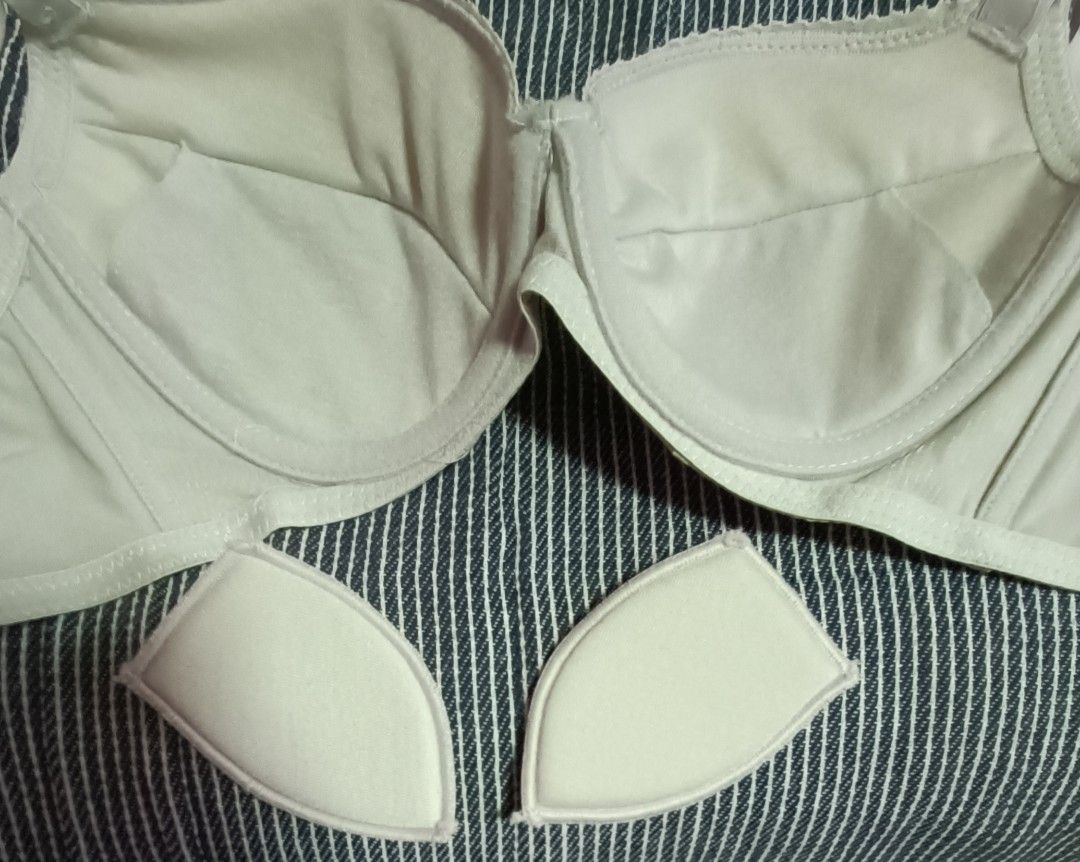 36 /80B & 38/85 B - Sorella Sexy Deep V Push Up Bra in Very Comfy in Light Grey - Free Padding ...