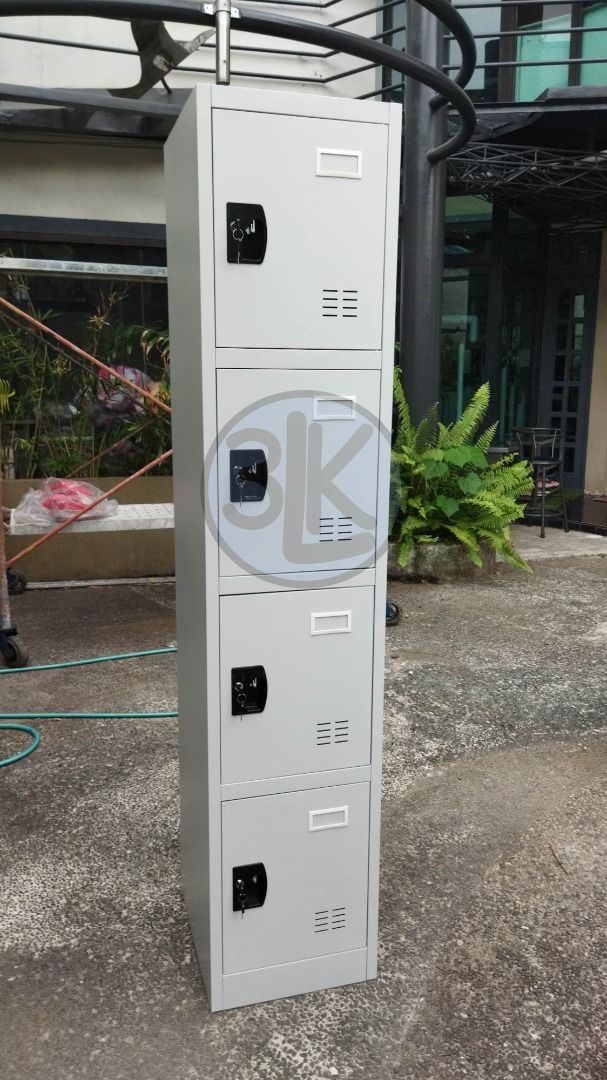 4-DOOR TOWER LOCKER, Furniture & Home Living, Office Furniture ...