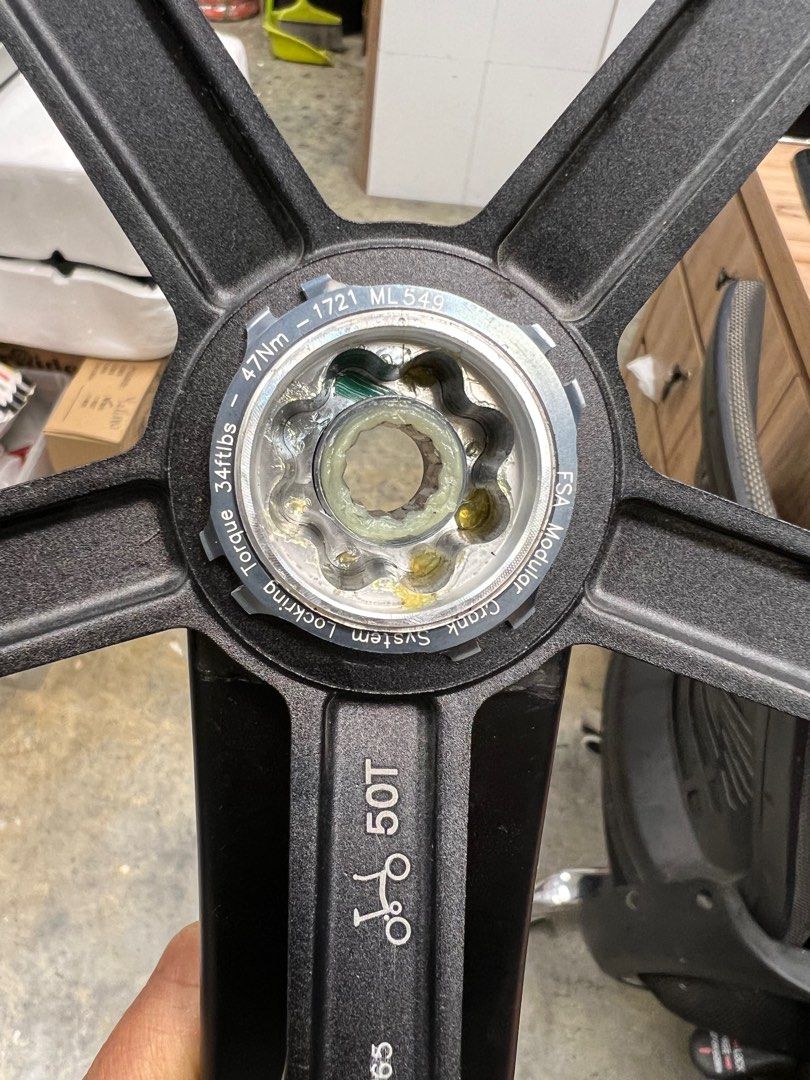 * Lock Ring Crank Chainring For Brompton T Line Cannondale Hollowgram ...