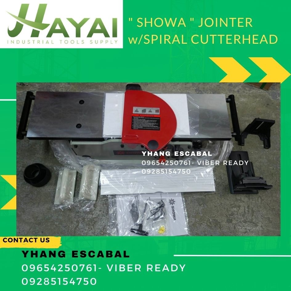 " SHOWA " JOINTER w/SPIRAL CUTTERHEAD, Commercial & Industrial ...