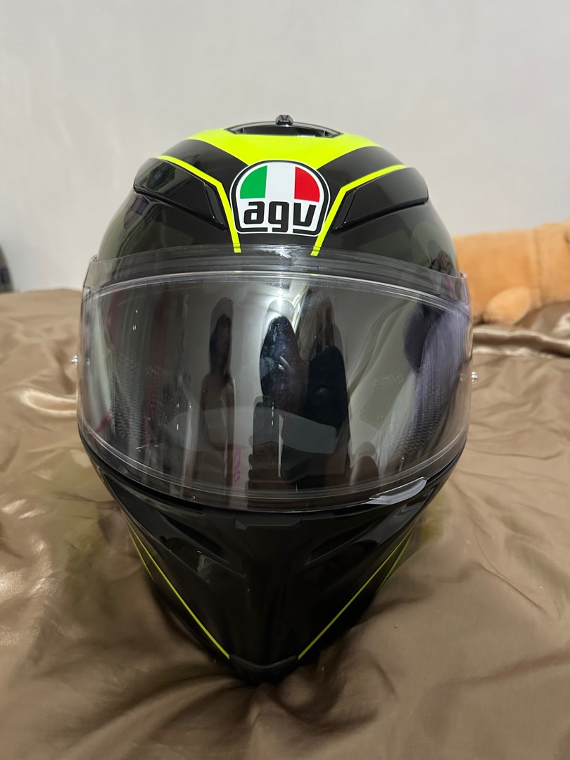 AGV Motorcycle Helmet, Motorcycles, Motorcycle Apparel on Carousell