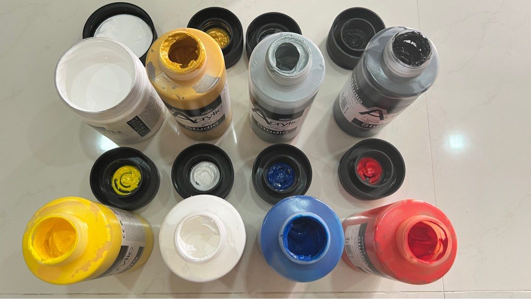 *ALL-IN-ONE* Drawing / Painting / Acrylic Kit / Box, Hobbies & Toys ...