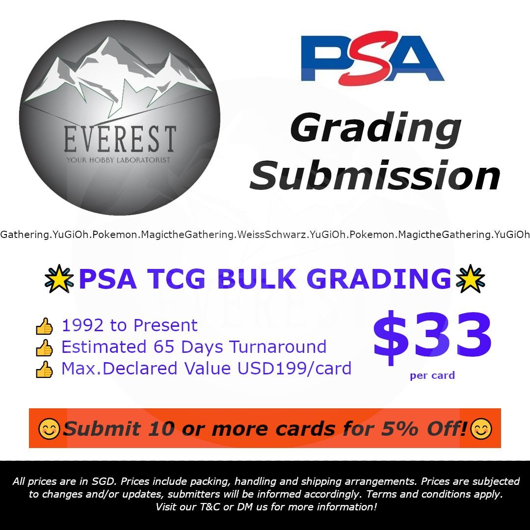 [April Open] PSA TCG Bulk Grading Submission Service for Trading Card ...