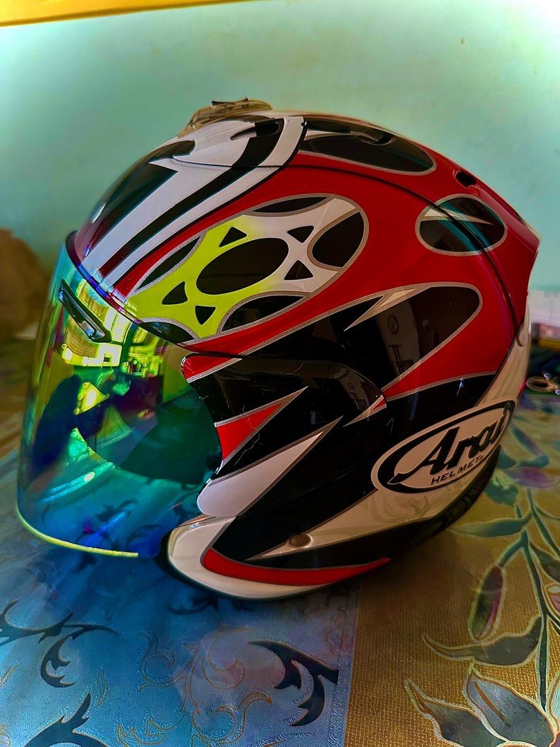 Arai Ram 4 Nakasuga, Motorcycles, Motorcycle Apparel on Carousell