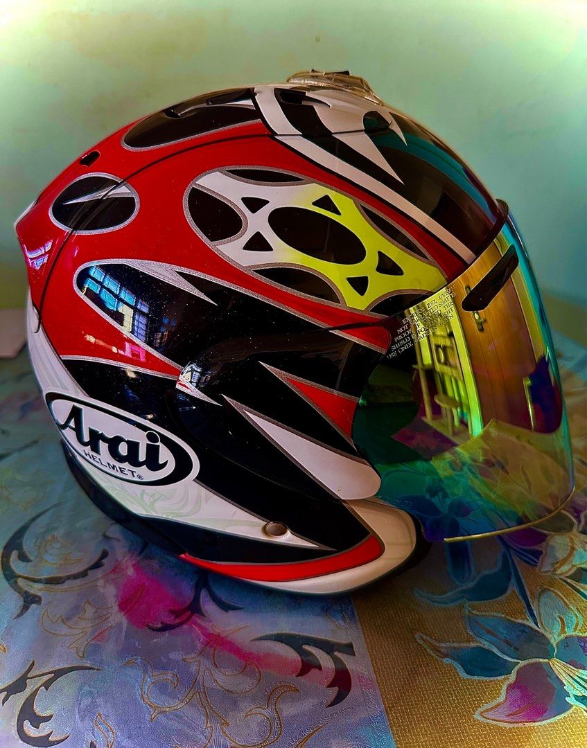 Arai Ram 4 Nakasuga, Motorcycles, Motorcycle Apparel on Carousell