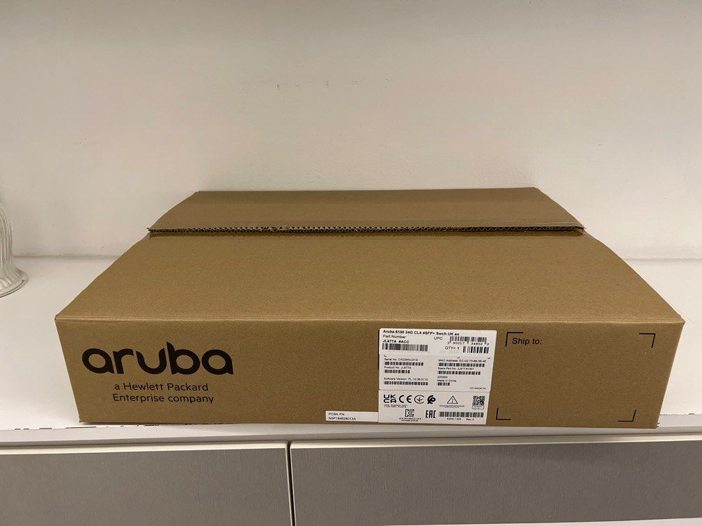 Aruba 6100 24G Class4 PoE 4SFP+ 370W Switch, Computers & Tech, Office ...