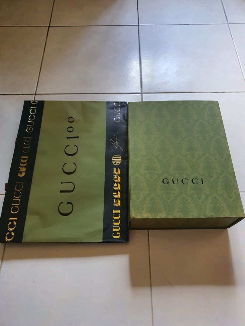 Authentic Gucci box for bag, Luxury, Accessories on Carousell