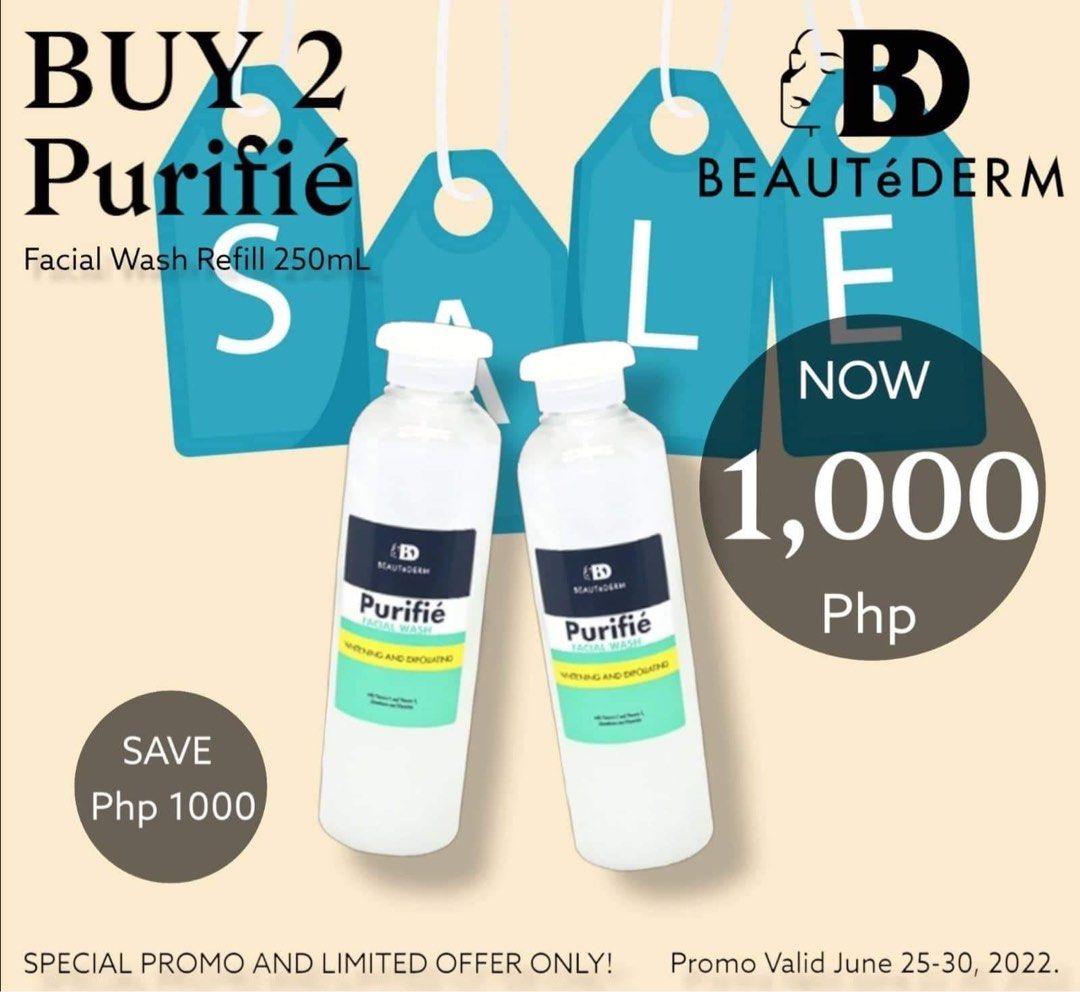 BEAUTeDERM Purifie Facial Wash, Beauty & Personal Care, Face, Face Care ...