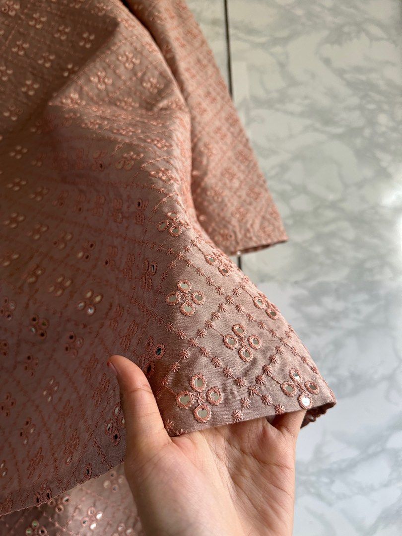 CLASSY BELLA AMMARA BAJU KURUNG MAWAR IN NUDE PINK SIZE M BRAND NEW WITH TAG tags Hari Raya baju ...