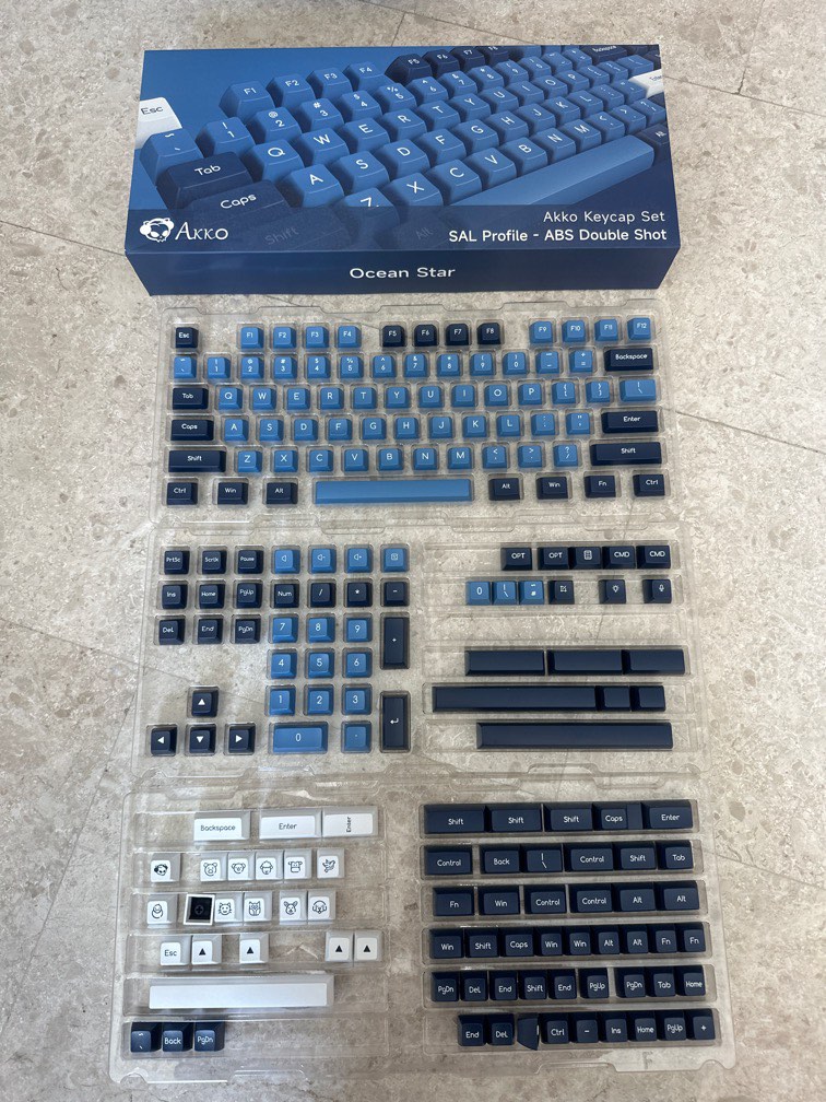 (BN) Keycaps: AKKO Ocean Star, Computers & Tech, Parts & Accessories ...