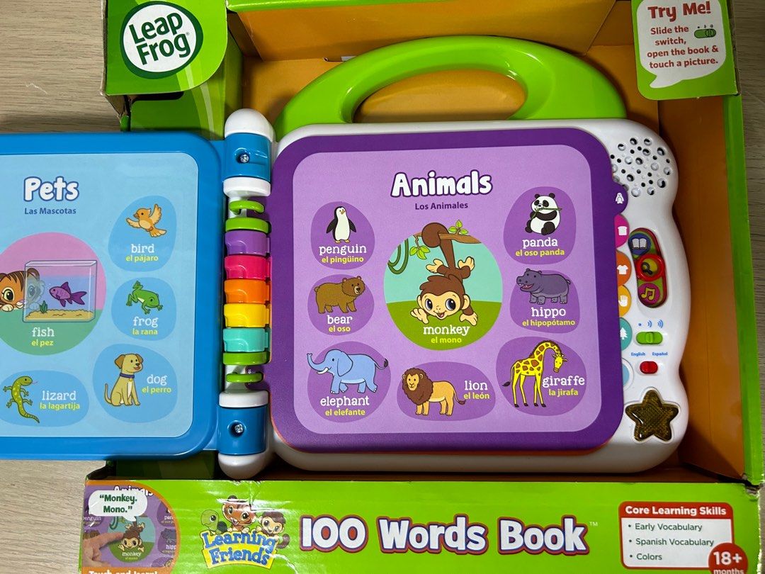 BNIB Leapfrog Learning Friends (Leap Frog 100 Words Book), Hobbies ...