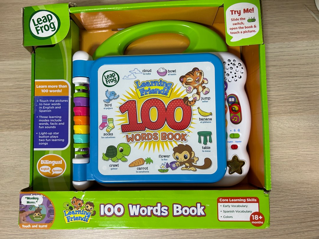 BNIB Leapfrog Learning Friends (Leap Frog 100 Words Book), Hobbies ...