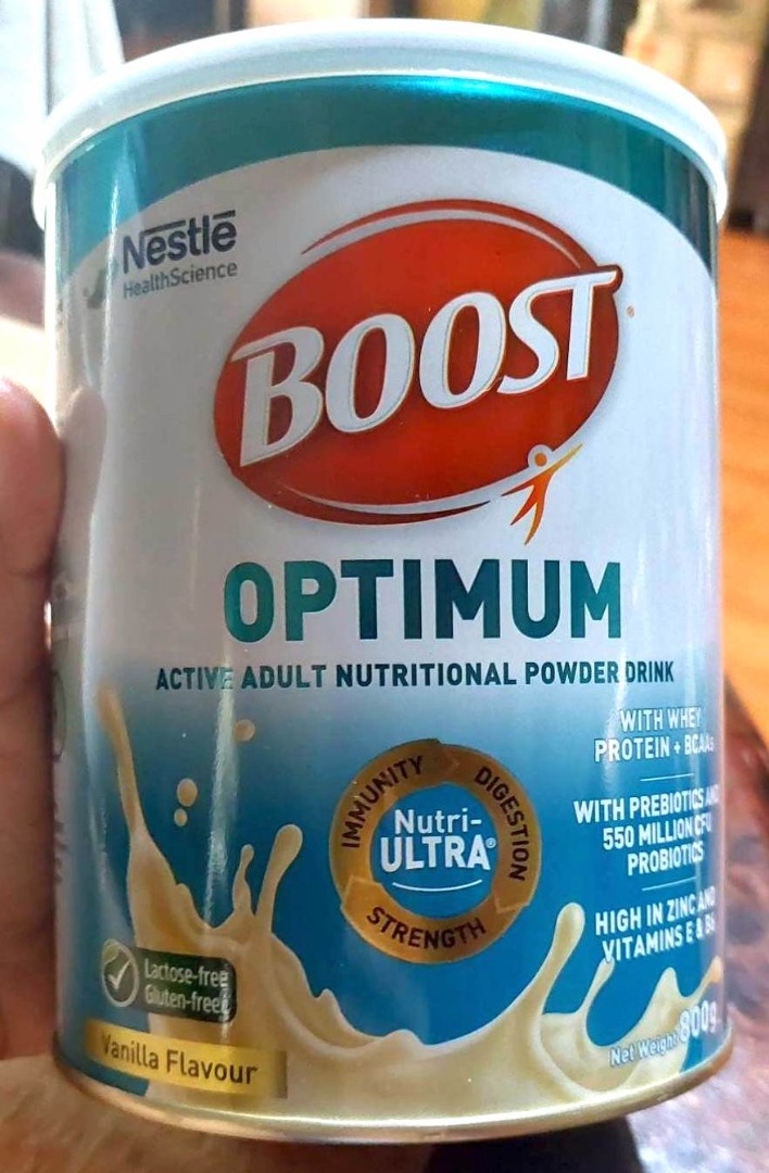 Boost Optimum 800g Vanilla PRE-ORDER, Food & Drinks, Other Food & Drinks on Carousell
