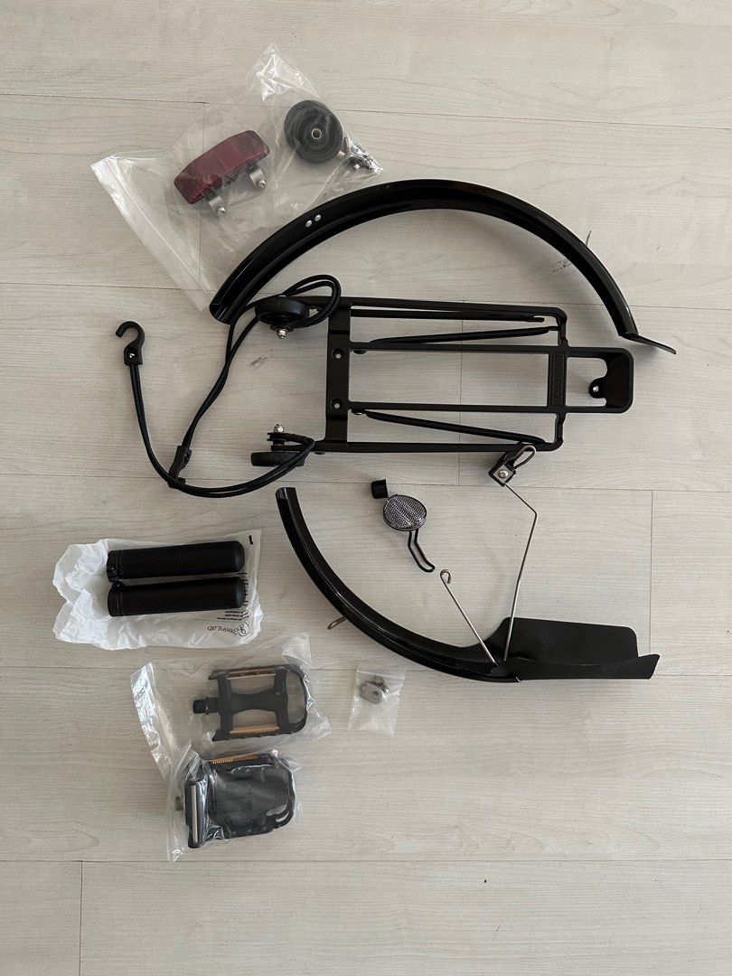 Brompton rear rack set, front mudguard and more, Sports Equipment ...