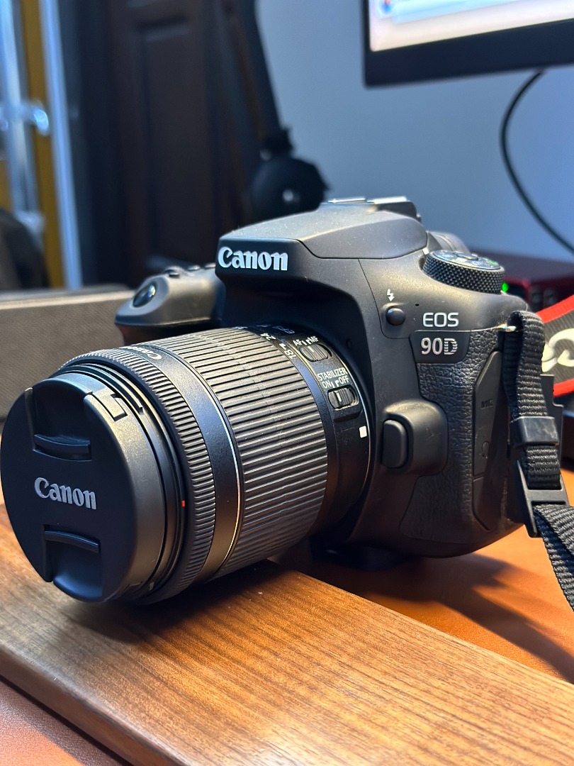 Canon EOS 90D DSLR Camera with Lens and Accessories, Photography, Cameras on Carousell