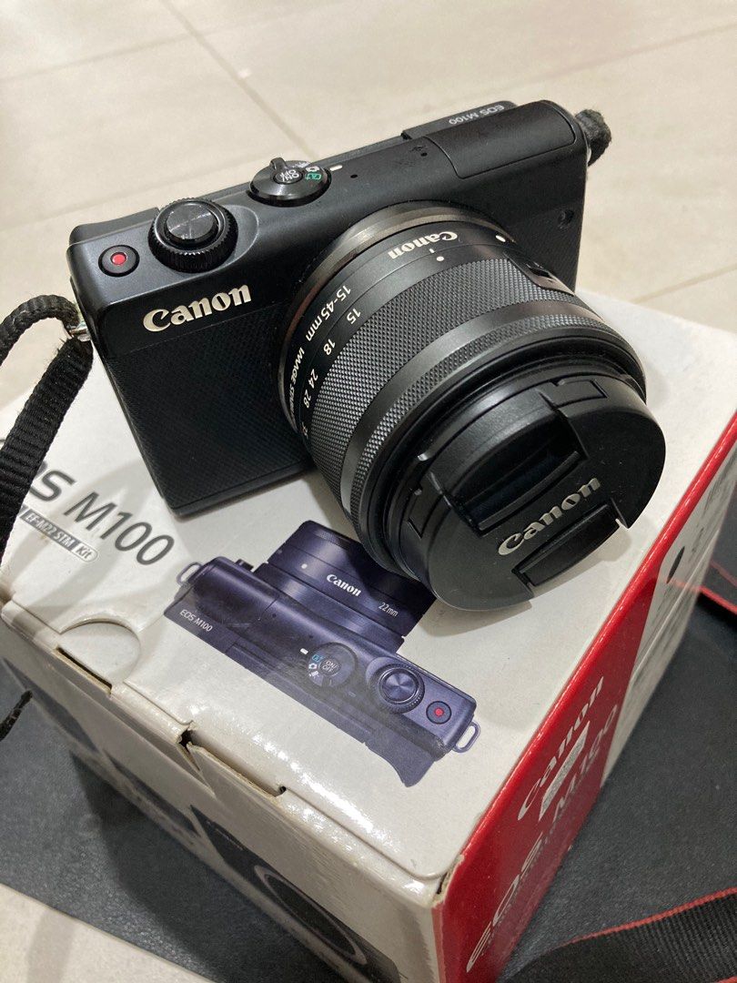 Canon EOS M100 mirrorless, Photography, Cameras on Carousell