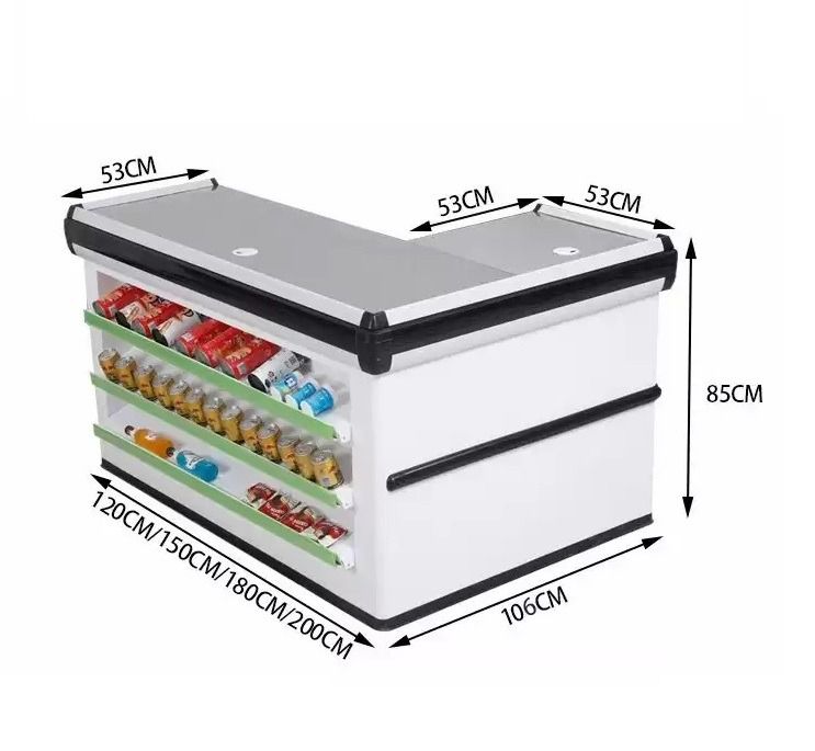 Cashier Counter | Gondola Shelving Rack | Supermarket Display Rack ...