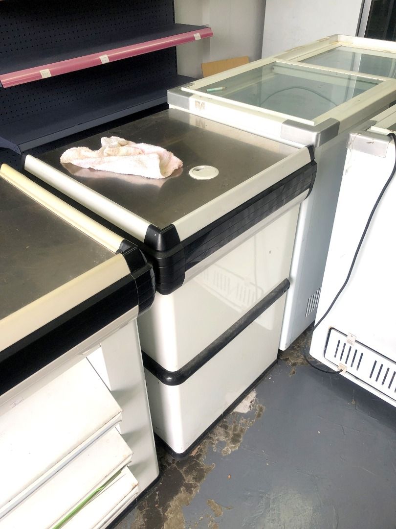 Cashier Counter | Gondola Shelving Rack | Supermarket Display Rack ...