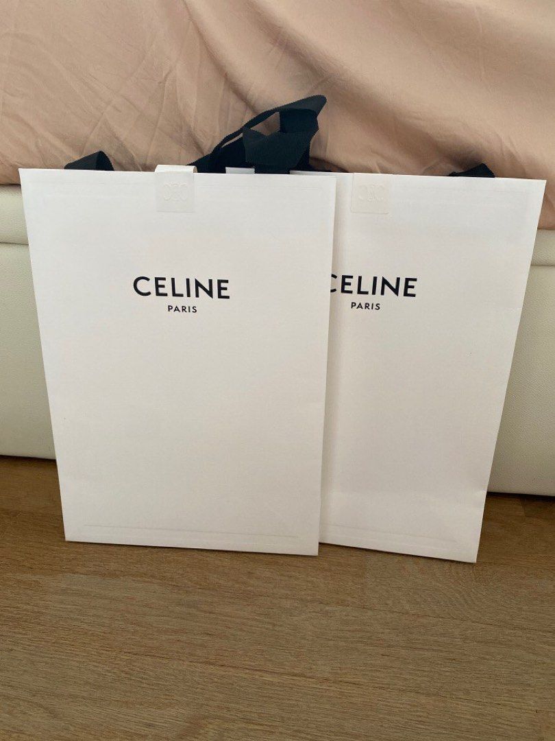 Celine Paper Bags (2 pcs), Women's Fashion, Bags & Wallets, Cross-body ...