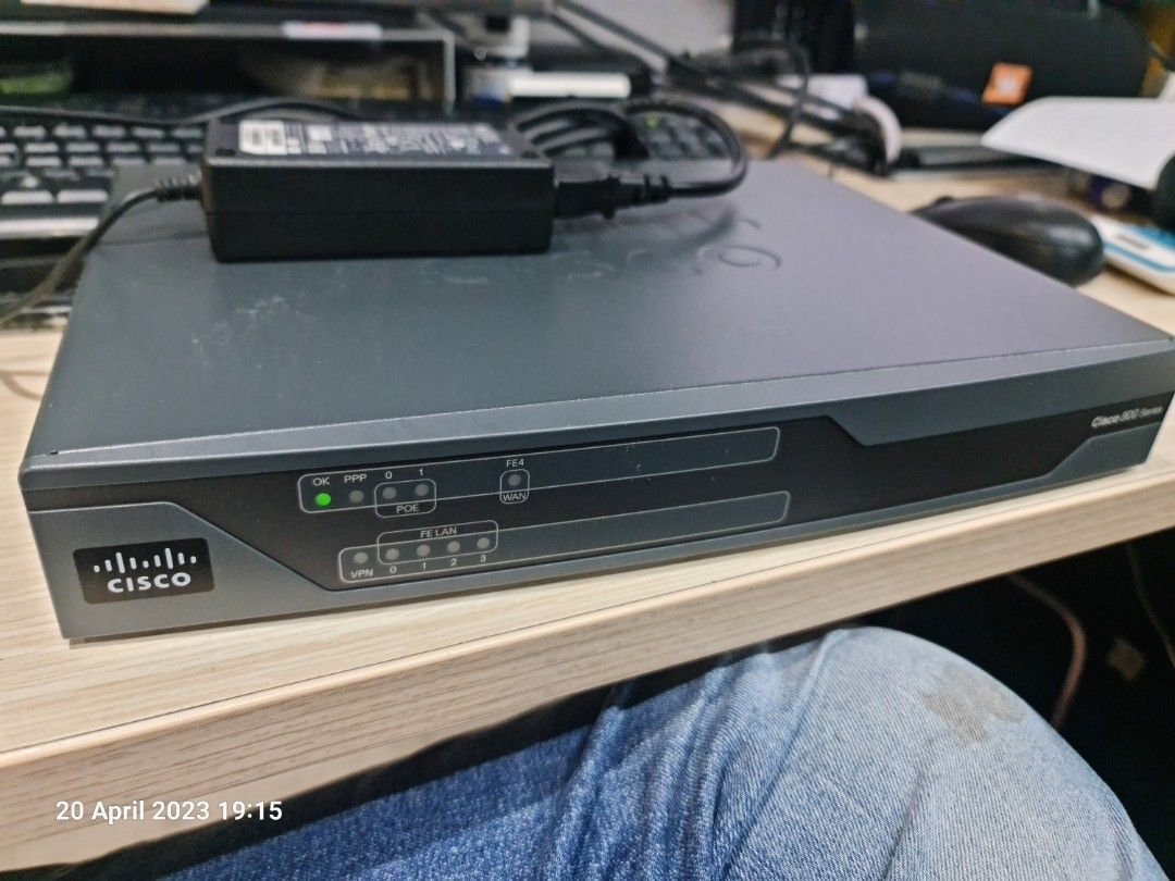 Cisco C881 router, Computers & Tech, Office & Business Technology on ...