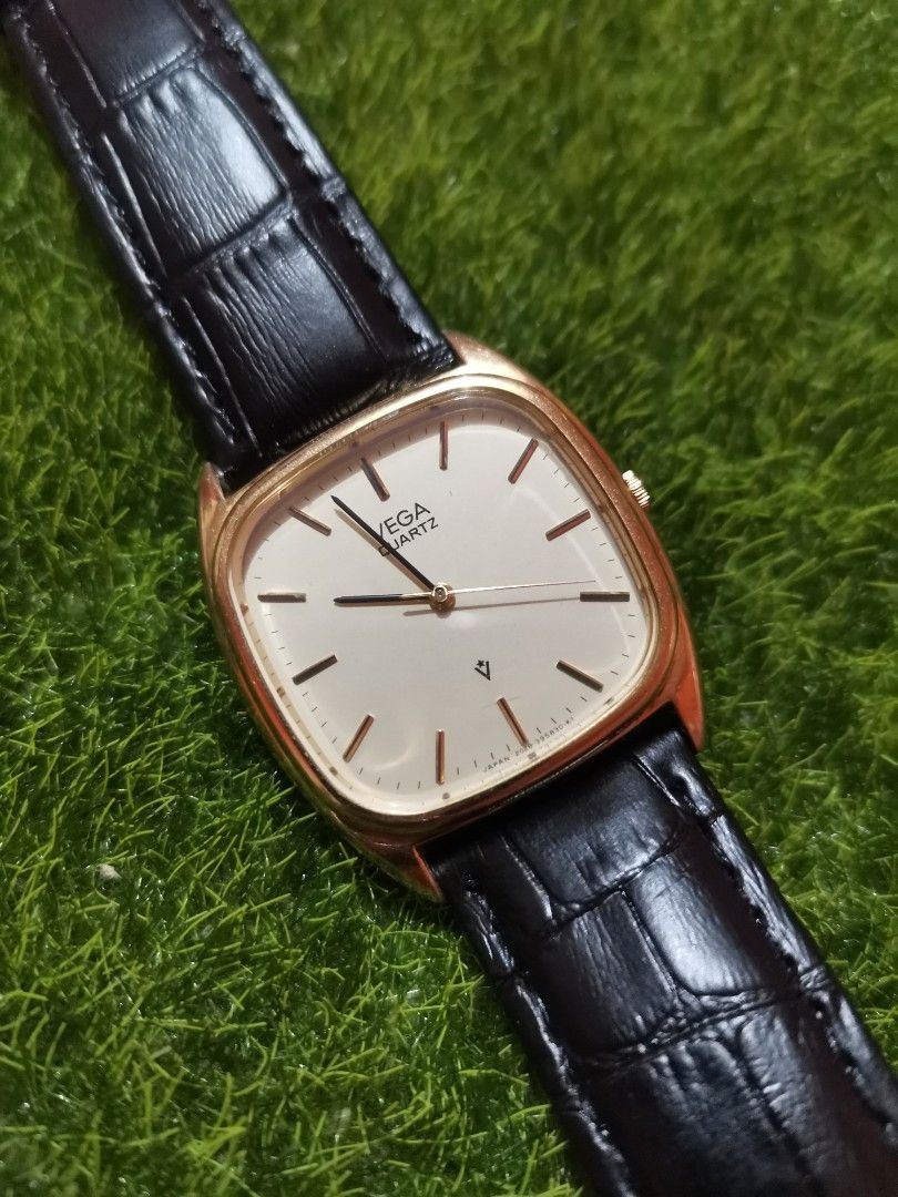 CITIZEN VEGA QUARTZ TANK DRESS WATCH GOLD TONE VINTAGE JAPAN [ 33mm / 38mm], Men's Fashion ...