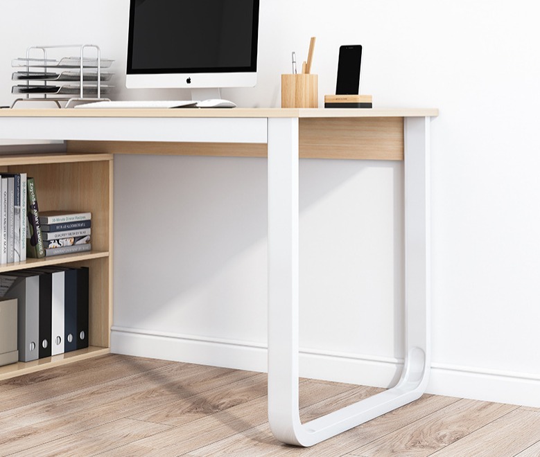 COD**Study table/Color:Light wooden/Free Delivery/computer table ...