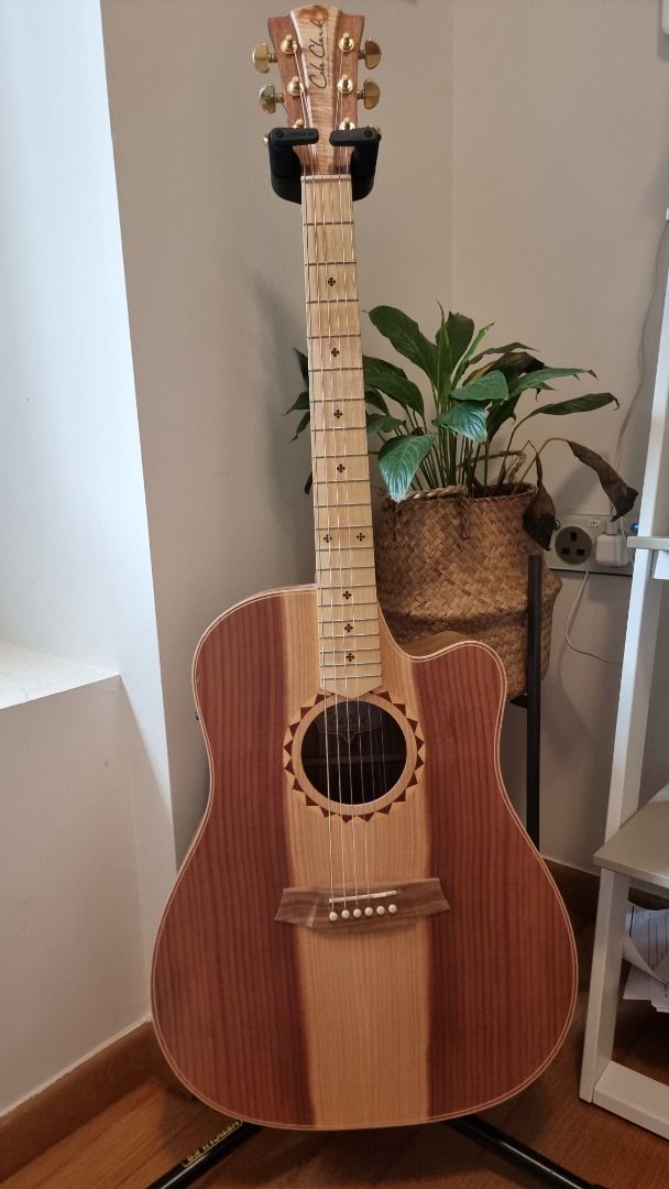 Cole Clark Fat Lady 2 Electric Acoustic Guitar, Hobbies & Toys, Music ...